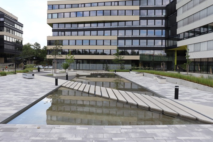 Fontána v parku Dock In :: Pražské kašny a fontány